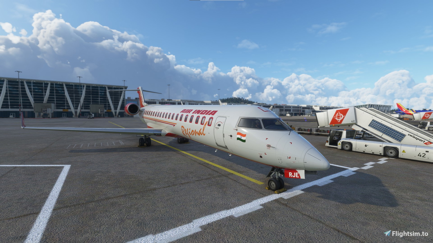 [4K] Aerosoft Bombardier CRJ-700 Air India Regional Livery (VT-RJE) for ...
