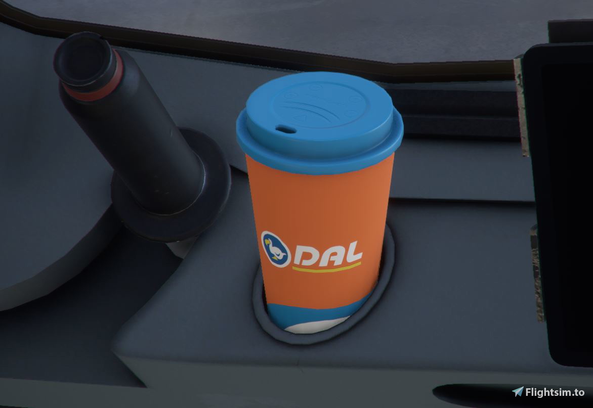 DAL cups for A32NX in all four colours. for Microsoft Flight Simulator ...