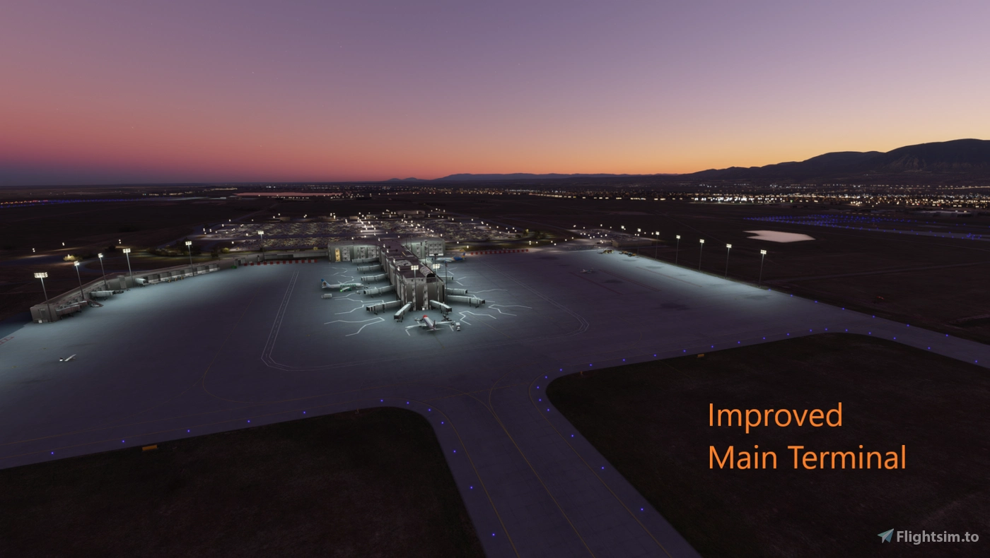 KCOS - Colorado Springs Airport for Microsoft Flight Simulator | MSFS