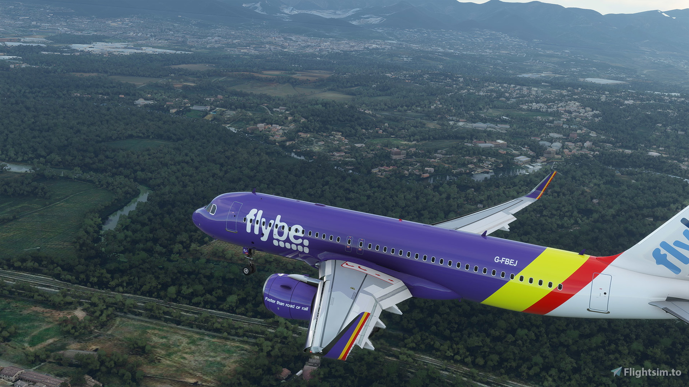 Airbus A320neo Flybe (Purple Livery) - 8K for Microsoft Flight ...