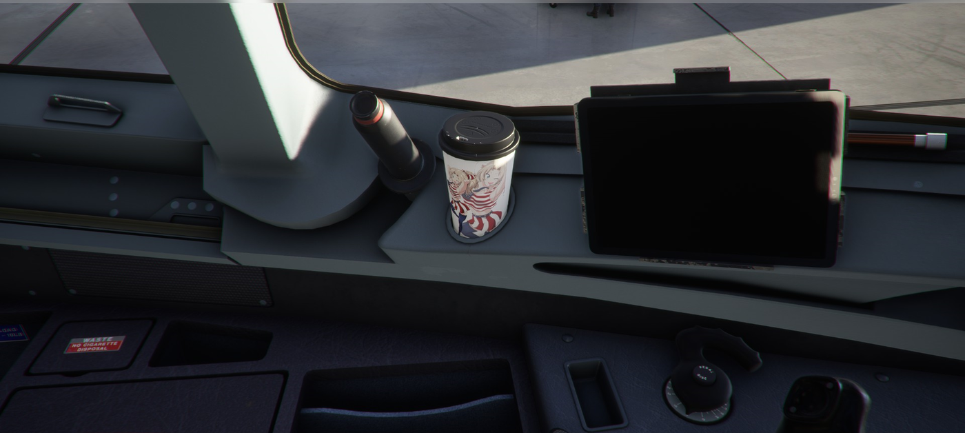 A32NX GUP Kay Coffee Cup for Microsoft Flight Simulator | MSFS