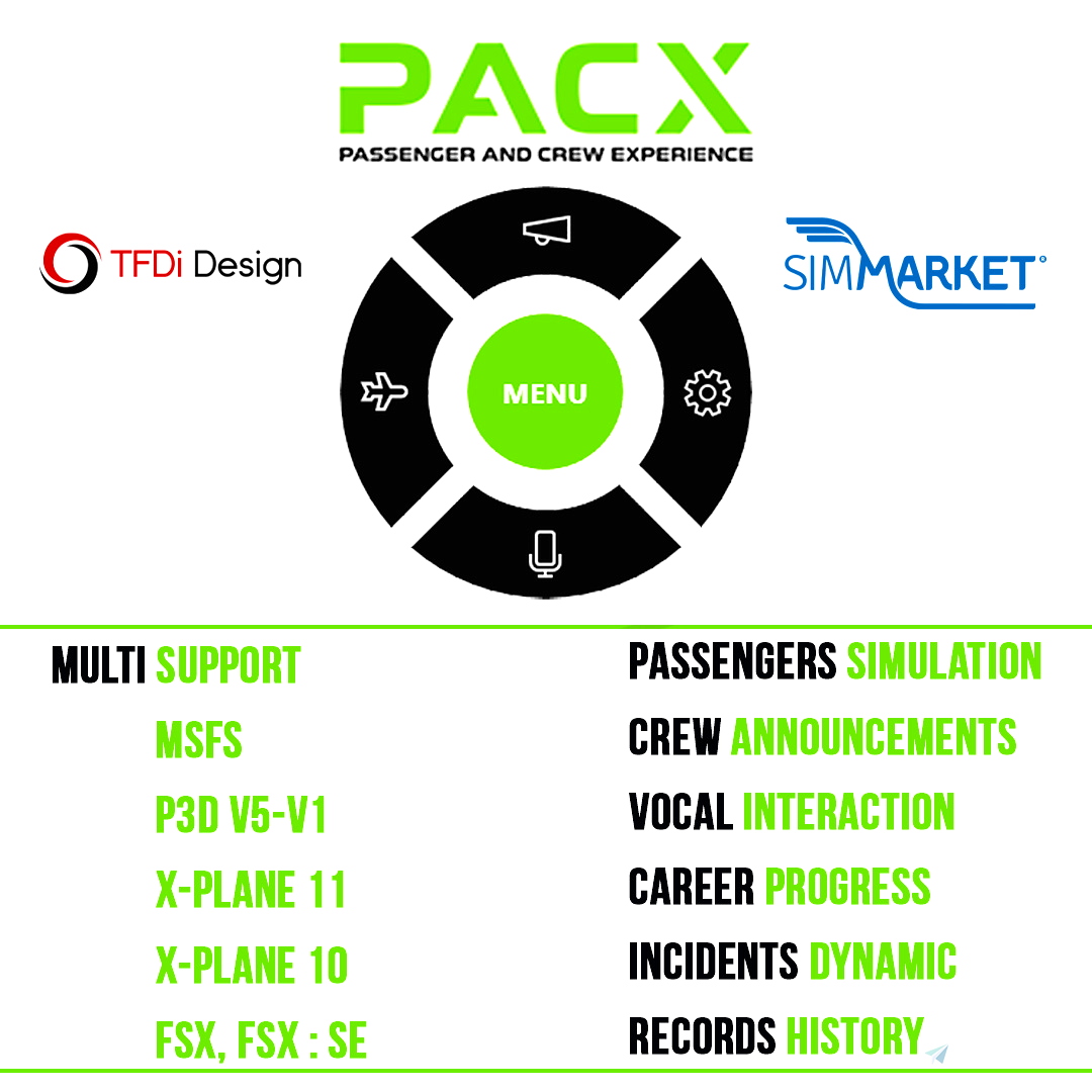 PacX Megapack - Boarding Music for Microsoft Flight Simulator | MSFS