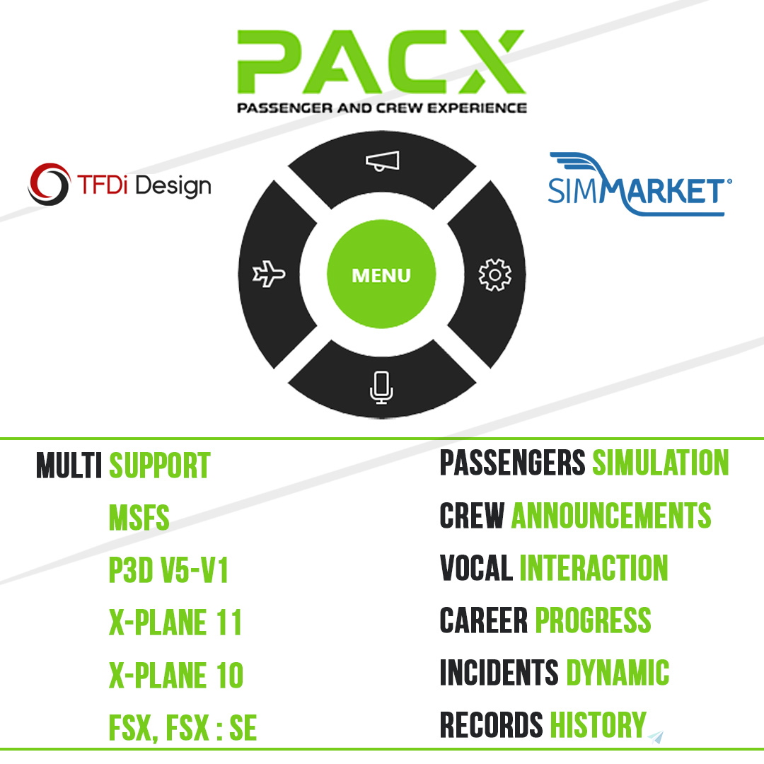 PacX Megapack - Boarding Music for Microsoft Flight Simulator | MSFS