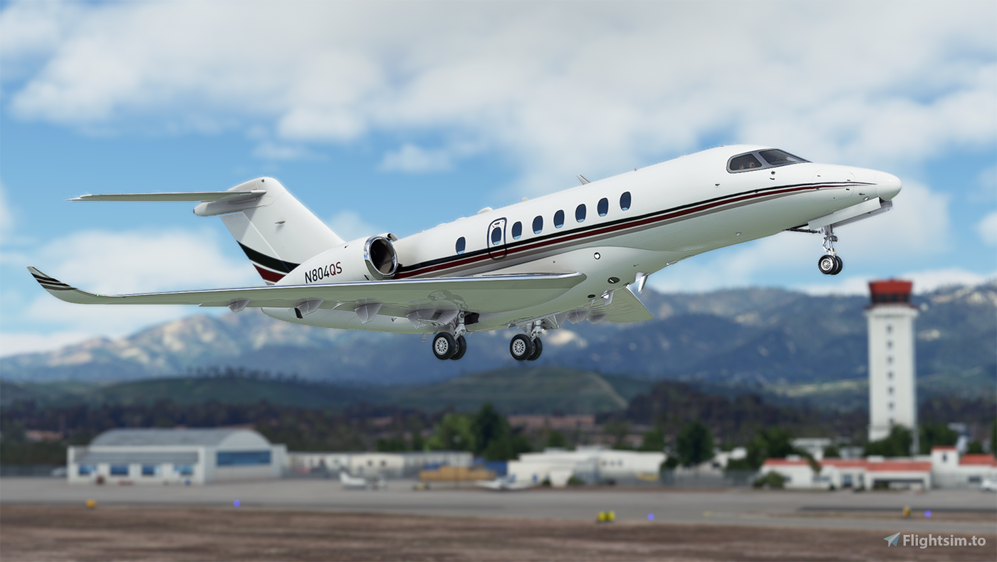 Cessna Citation Longitude Netjets (N804QS) for Microsoft Flight ...