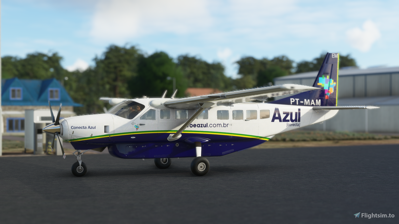 TEXTURAS AZUL CONECTA (8K) for Microsoft Flight Simulator | MSFS