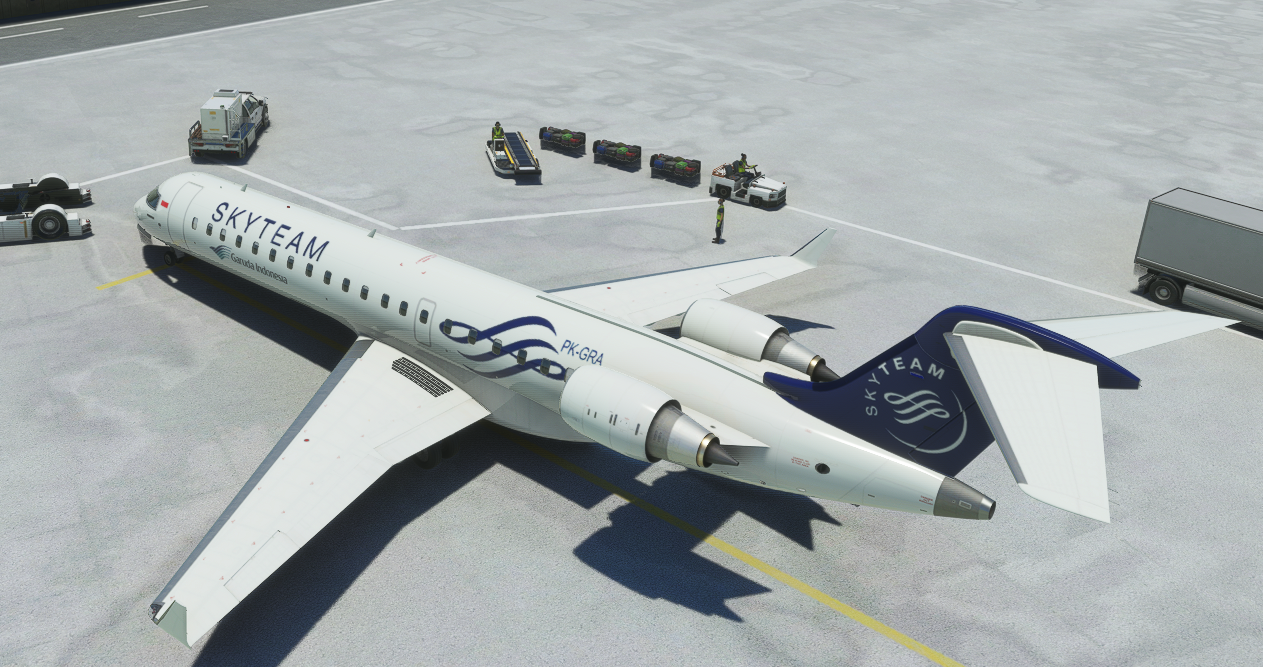 CRJ 700 Garuda Indonesia (SkyTeam livery) - 4K for Microsoft Flight ...