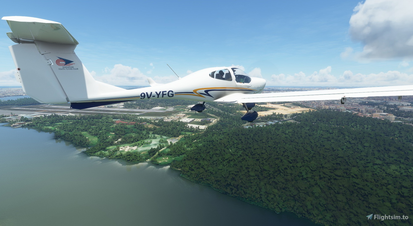 Diamond DA-40 9V-YFG Singapore Youth Flying Club for Microsoft Flight ...