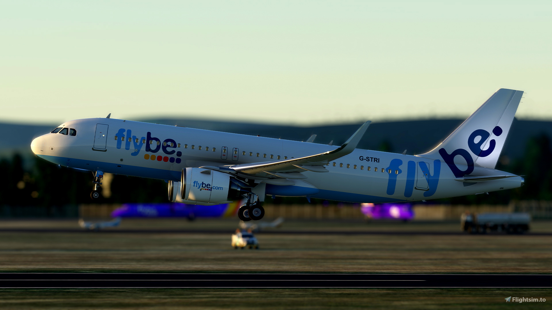 Airbus A320neo Flybe (Old Livery) - 8K » Microsoft Flight Simulator