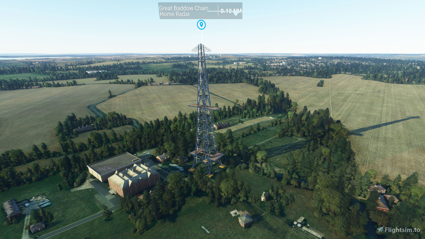 Chain Home Radar Towers, England for Microsoft Flight Simulator | MSFS