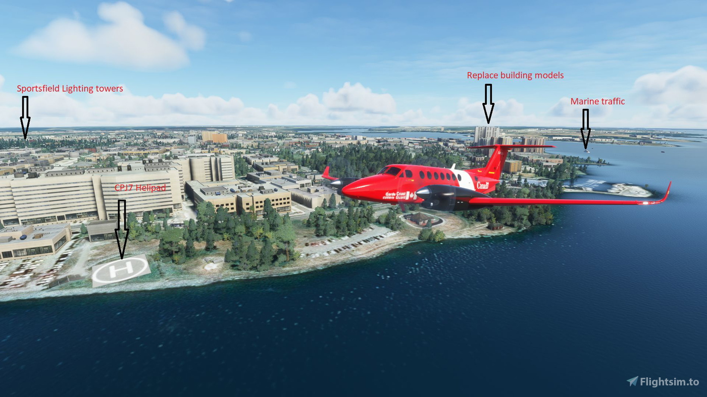 CYGK - Kingston Ontario Canada airport/scenery enhancement for ...