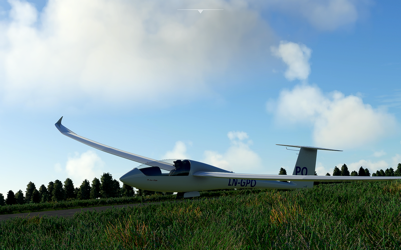 Discus 2b Livery | LN-GPO for Microsoft Flight Simulator | MSFS