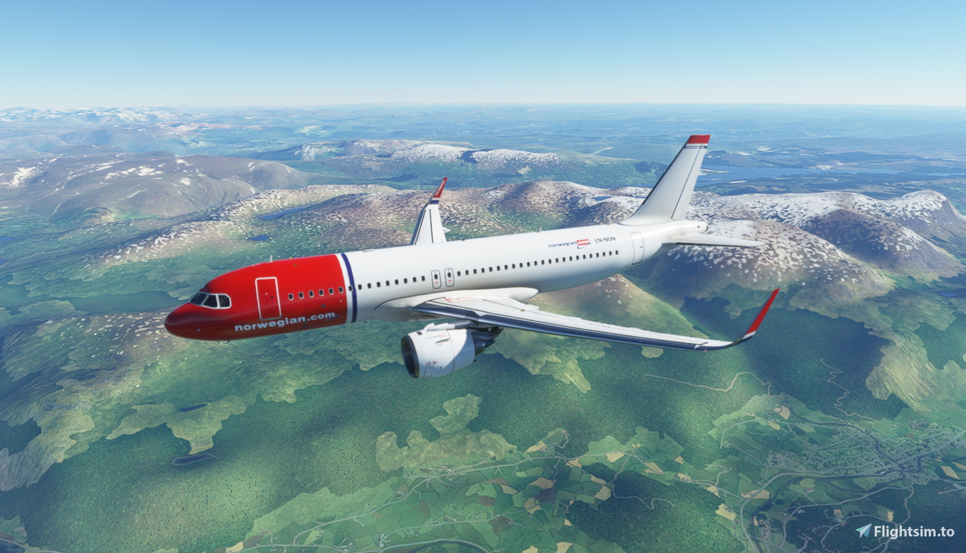 [A32NX] A320 Neo | Norwegian | 8K | for Microsoft Flight Simulator | MSFS