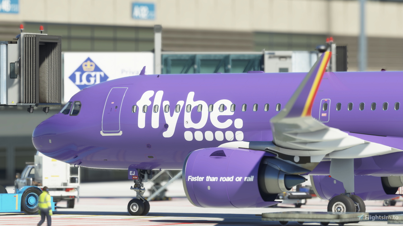 Airbus A320neo Flybe (Purple Livery) - 8K for Microsoft Flight ...