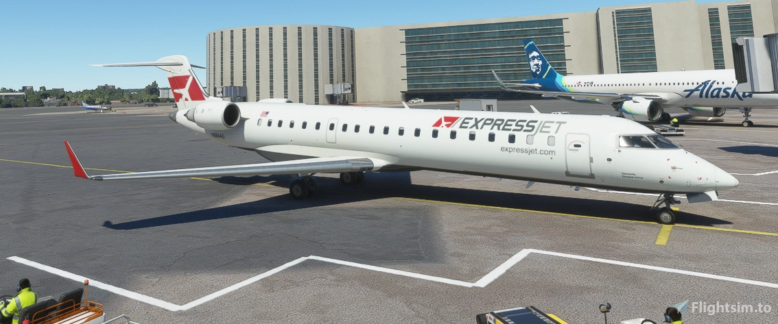 CRJ 700 ExpressJet House Livery [4K Fictional] for Microsoft Flight ...