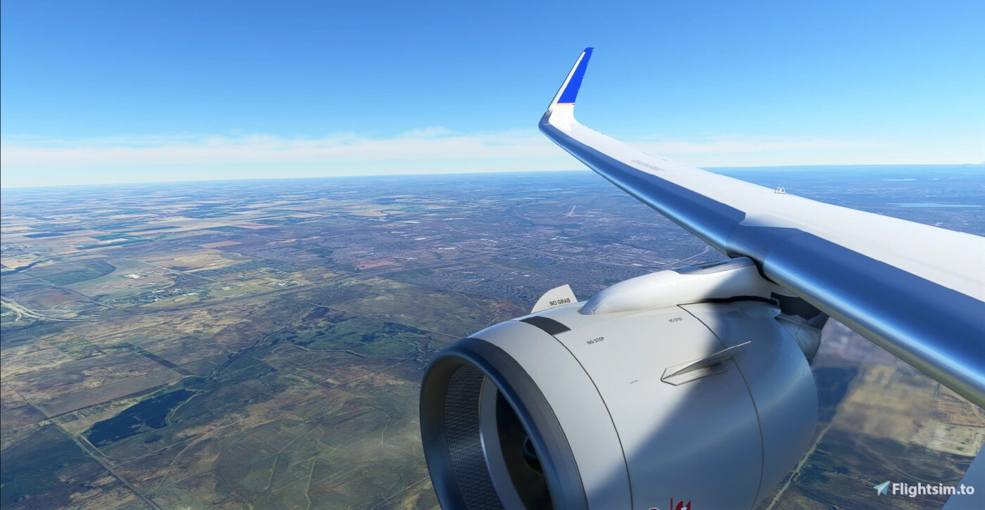 United Airlines 4k textures [A32NX] for Microsoft Flight Simulator | MSFS