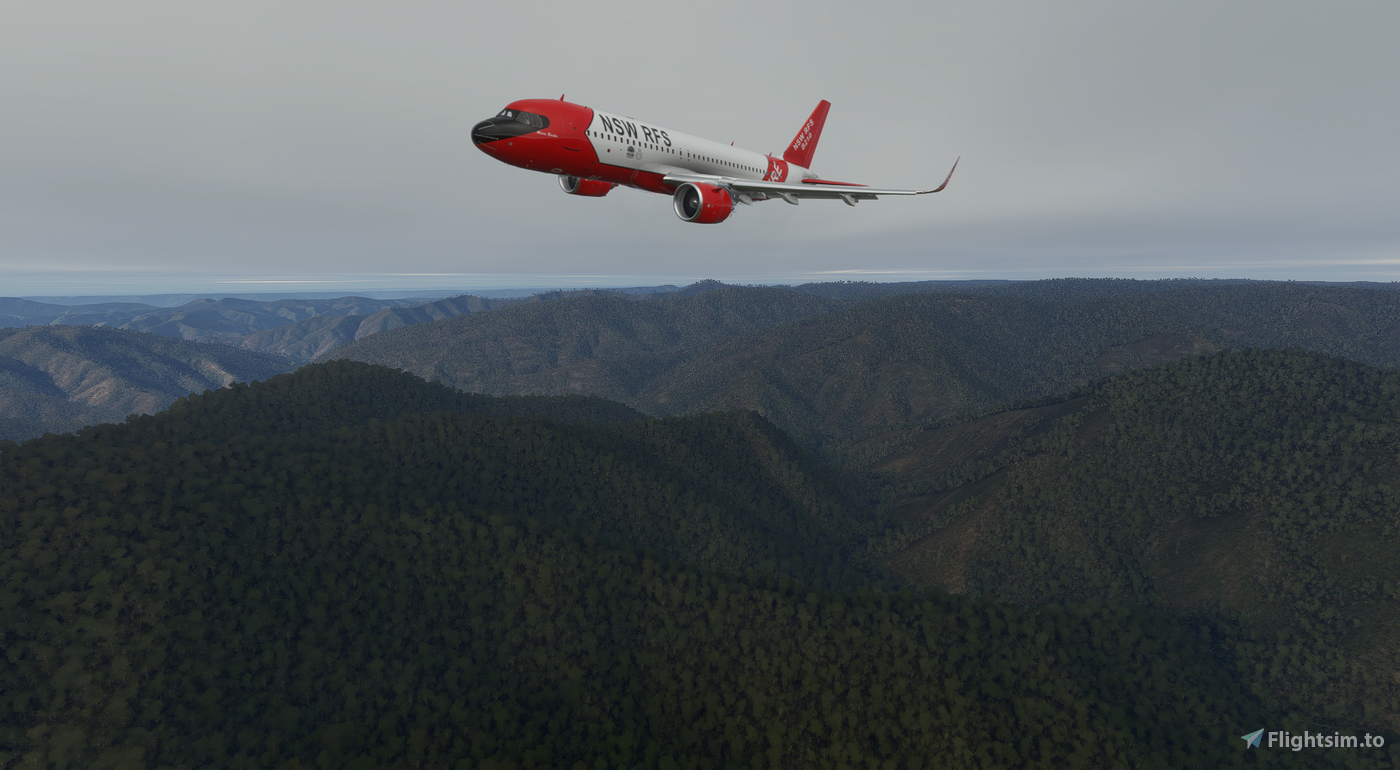 NSW Rural Fire Service (RFS) Water Bomber A32NX Livery for Microsoft ...