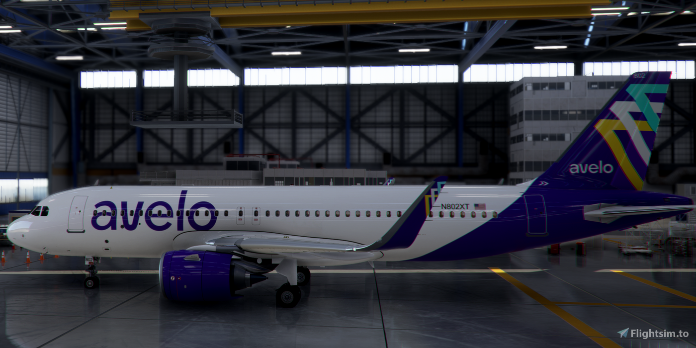 [A32NX] FlyByWire | Airbus A320neo Avelo Airlines N802XT in 8k for ...