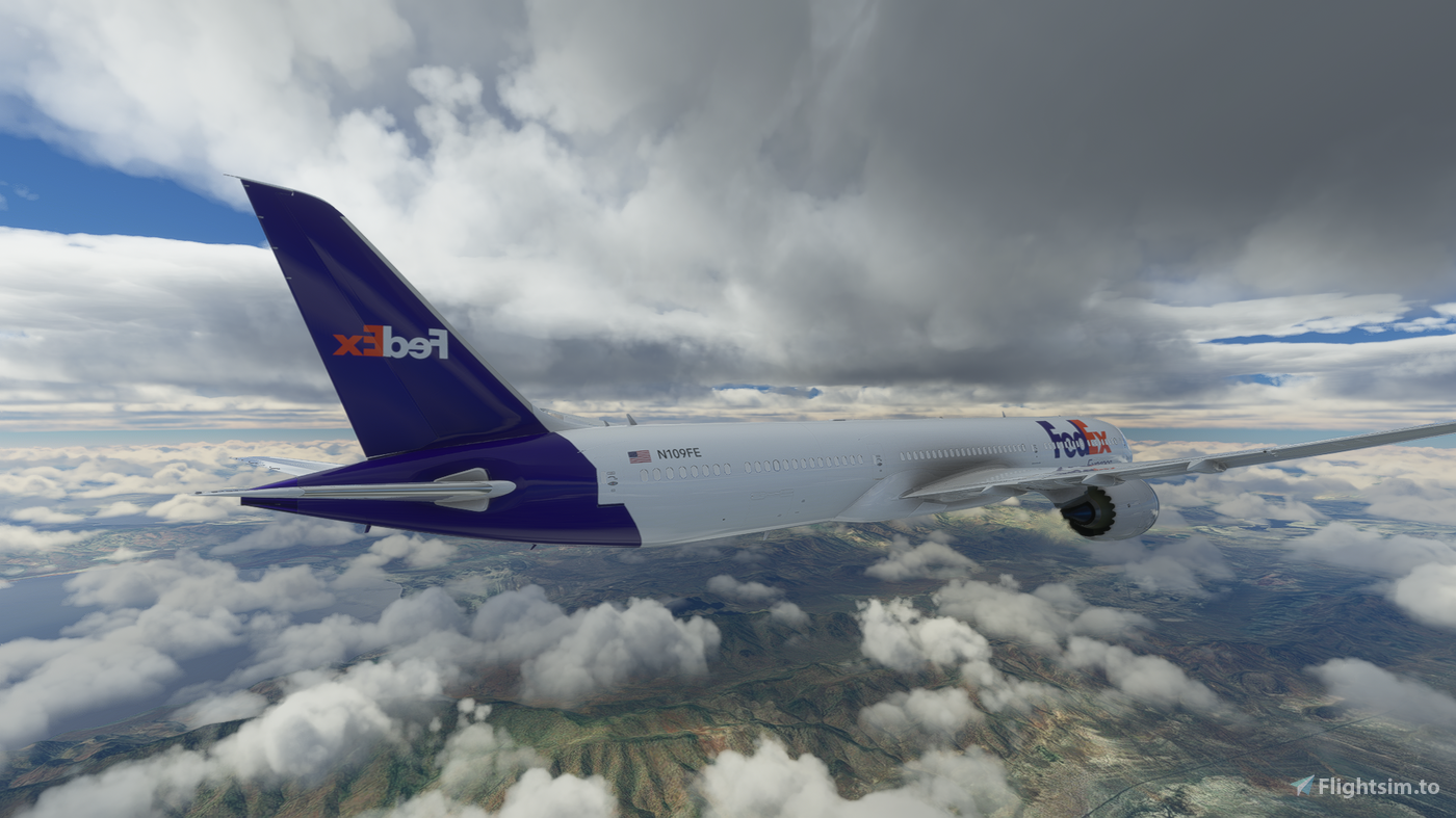 FedEx Boeing 787-10 | Fictional | 4K | Discontinued for Microsoft ...