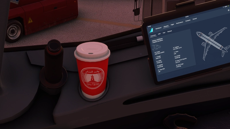 A32NX Cups for FlyByWire A32NX on Microsoft Flight Simulator