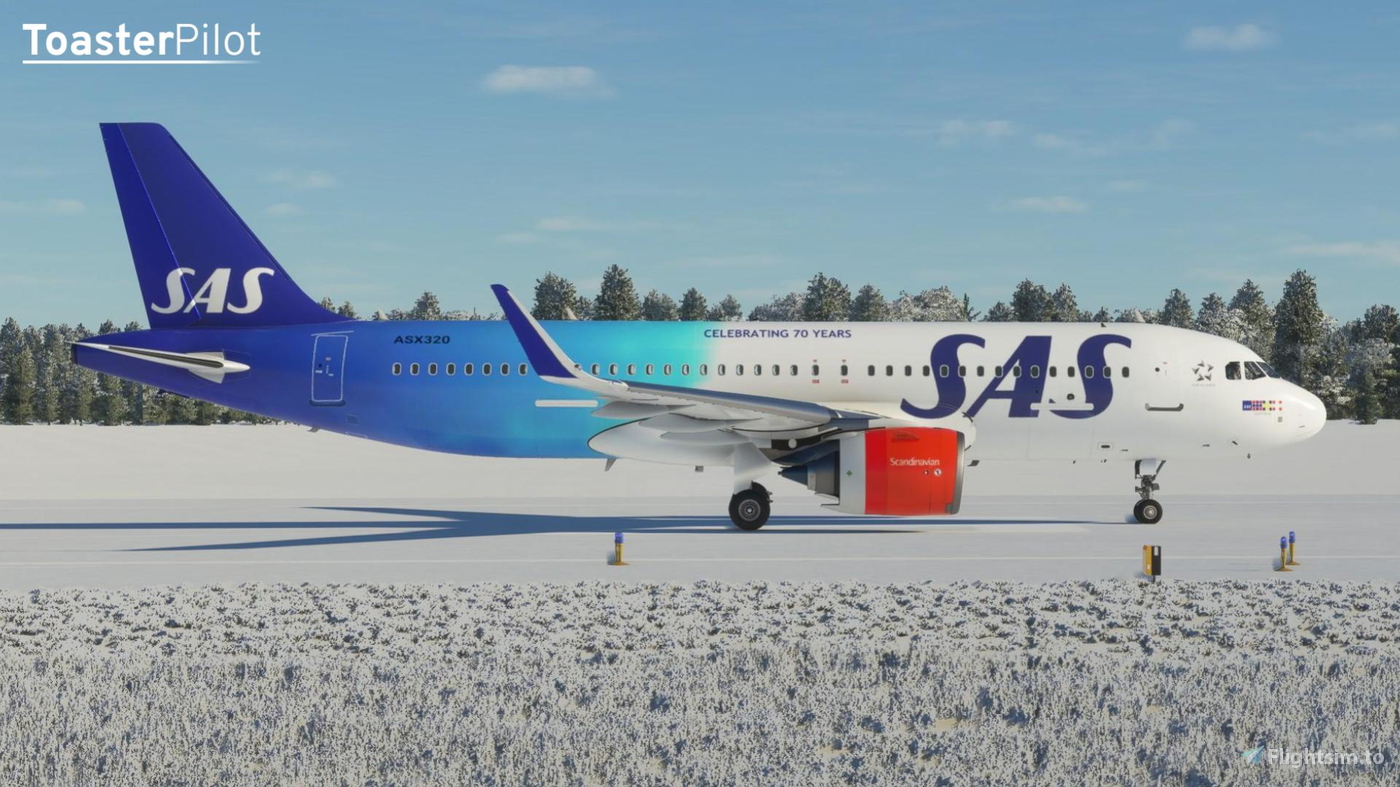 8K SAS Special Liveries Two-Pack (A32NX) for Microsoft Flight Simulator ...