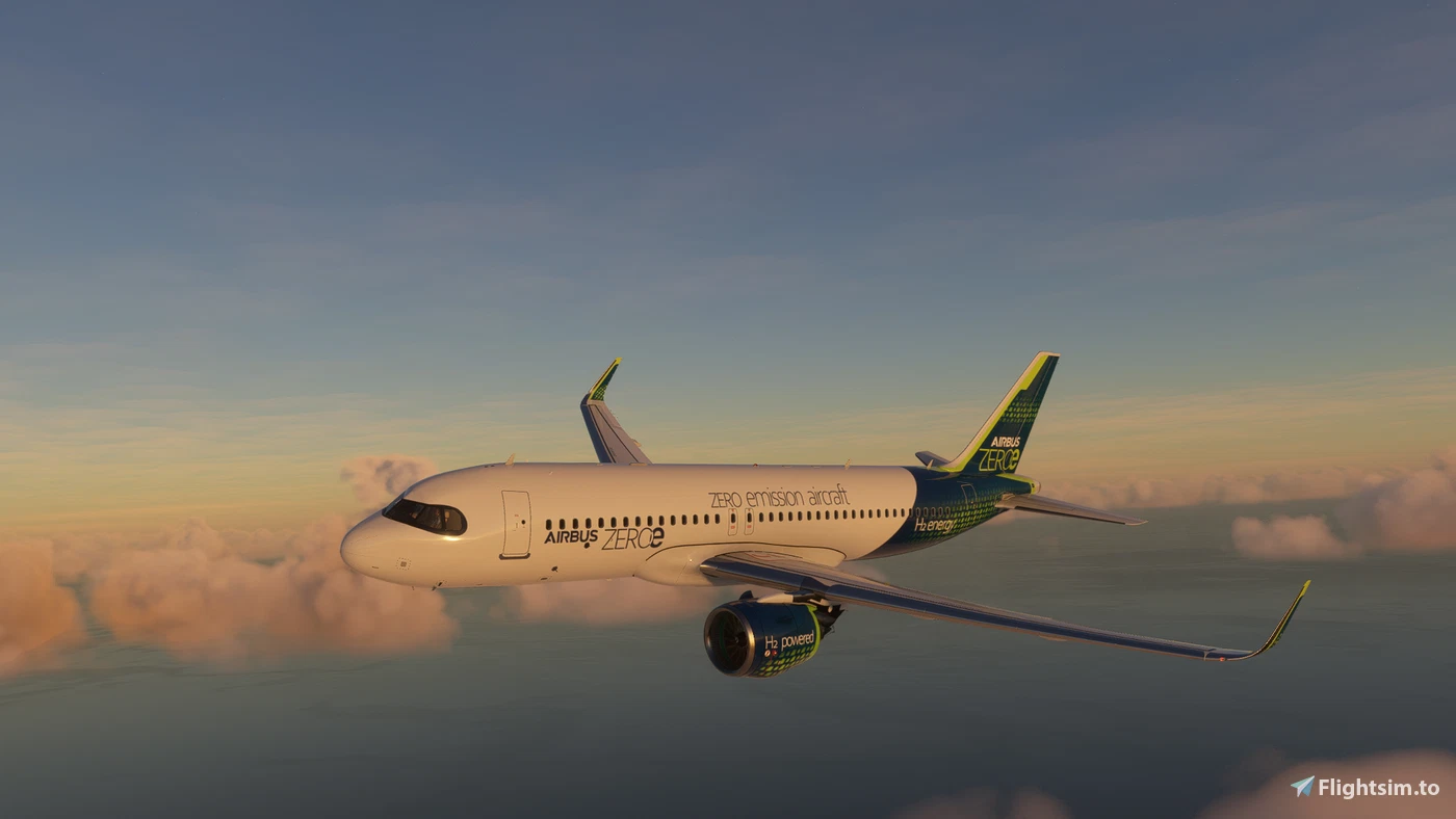 [A32NX] Airbus zero-emission concept 8K for Microsoft Flight Simulator ...