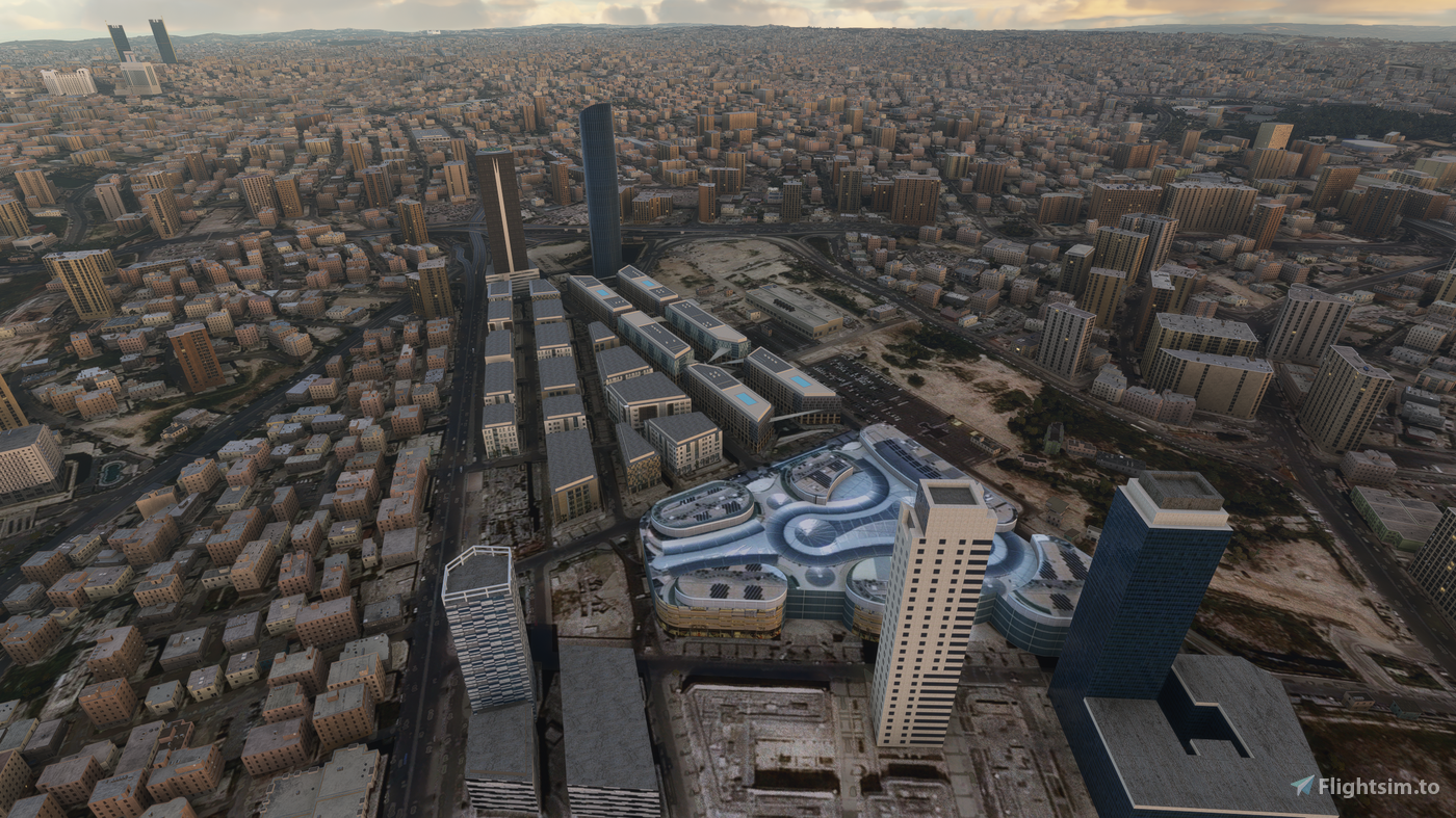 Amman, Jordan City Pack for Microsoft Flight Simulator | MSFS