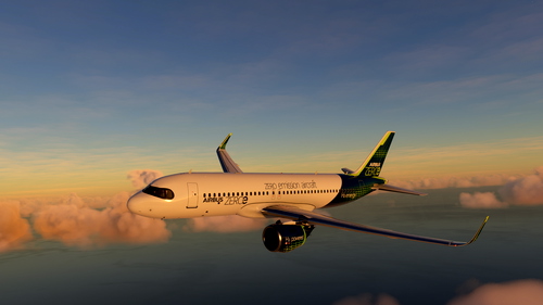 A320 Airbus zero-emission concept 8K » Microsoft Flight Simulator