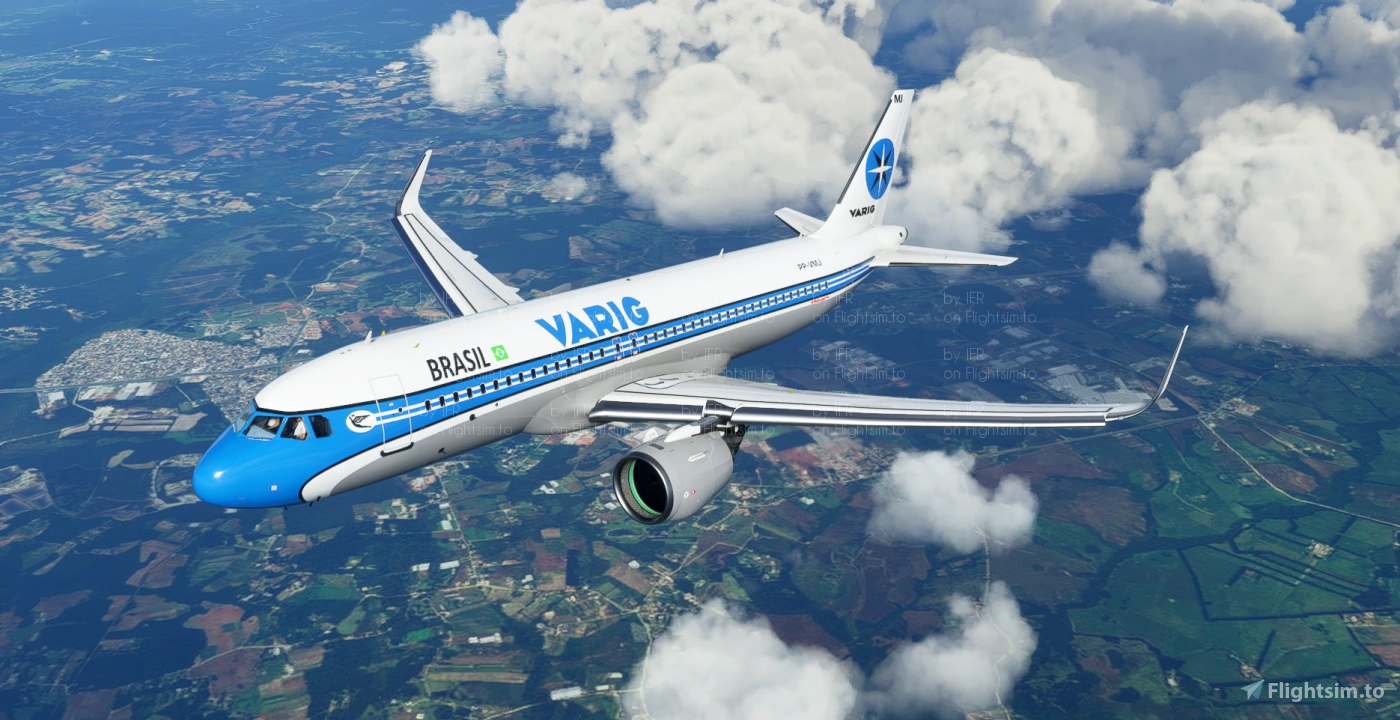 [A32NX] VARIG RETRO A320 | 8K for Microsoft Flight Simulator | MSFS
