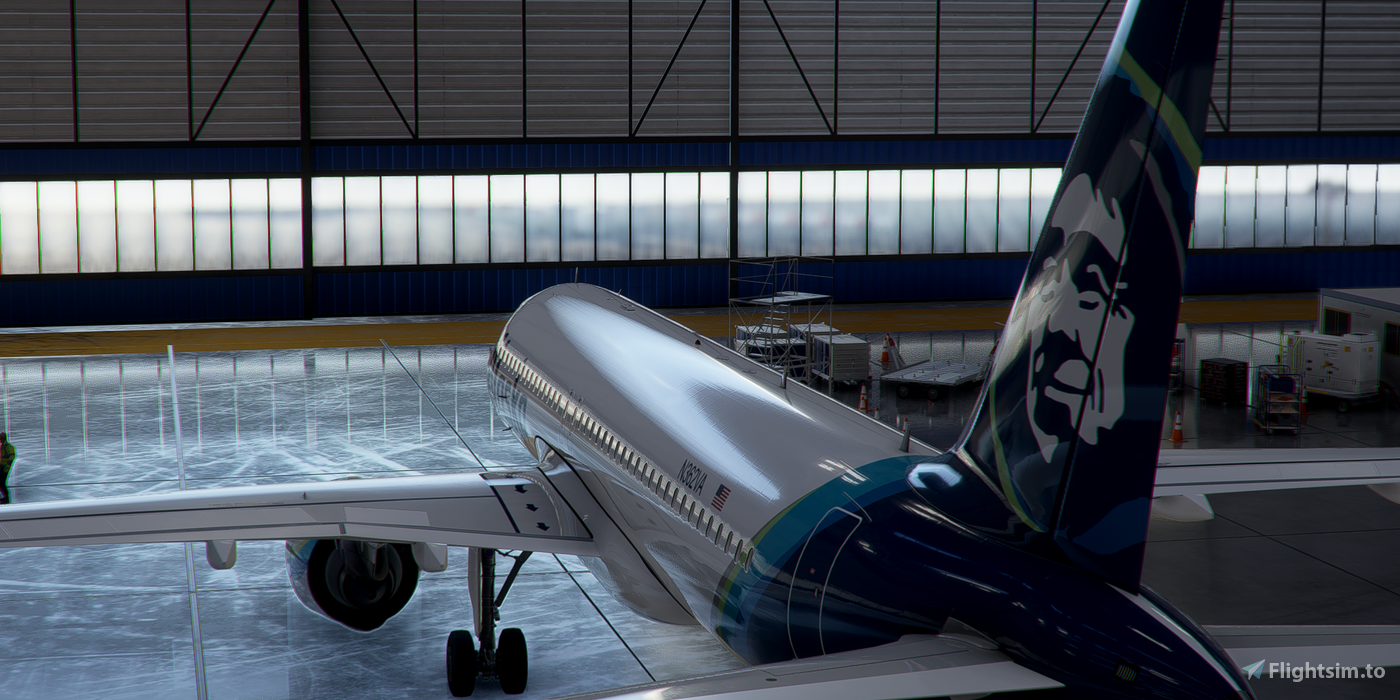 [A32NX] Airbus A320neo Alaska Airlines N362VA in 8k for Microsoft ...