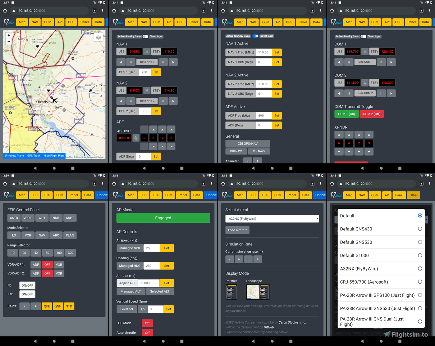 MSFS Mobile Companion App for Microsoft Flight Simulator | MSFS