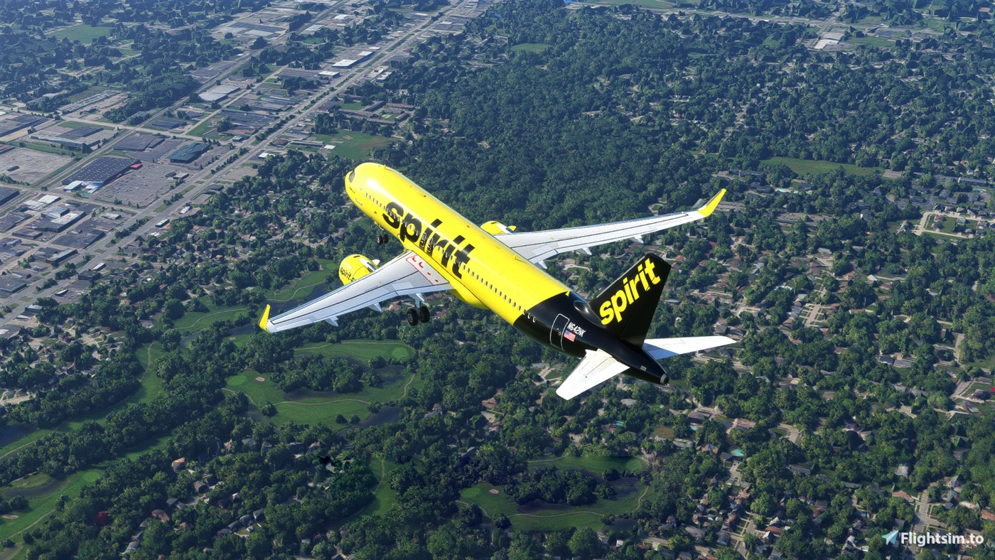 Spirit - "Black Tail" [8K] - FBW A32NX for Microsoft Flight Simulator ...