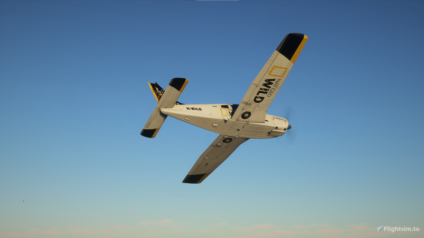 JustFlight Piper P28R Arrow III | Nat Geo Wild for Microsoft Flight ...