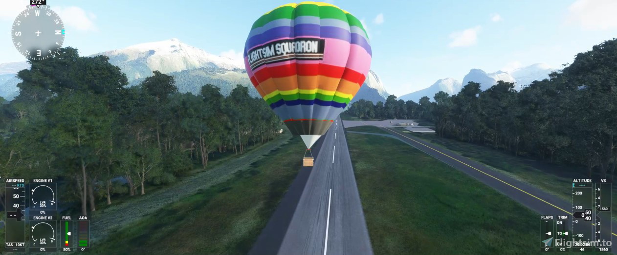 Hot Air Balloon for Microsoft Flight Simulator | MSFS