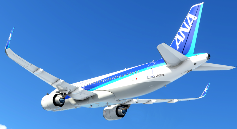 [A32NX] FBW A320neo ANA All Nippon Airways JA219A(4K) - Sharklets Fixed for Microsoft Flight ...