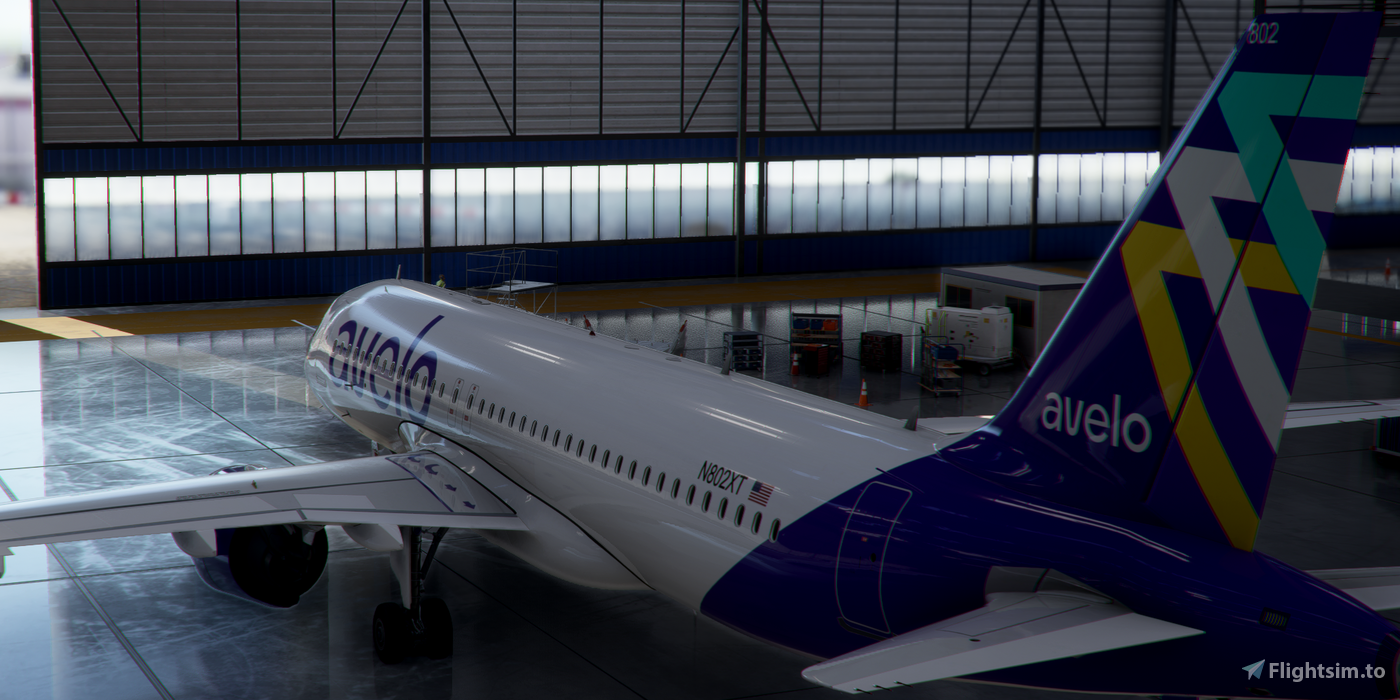 [A32NX] FlyByWire | Airbus A320neo Avelo Airlines N802XT in 8k for ...