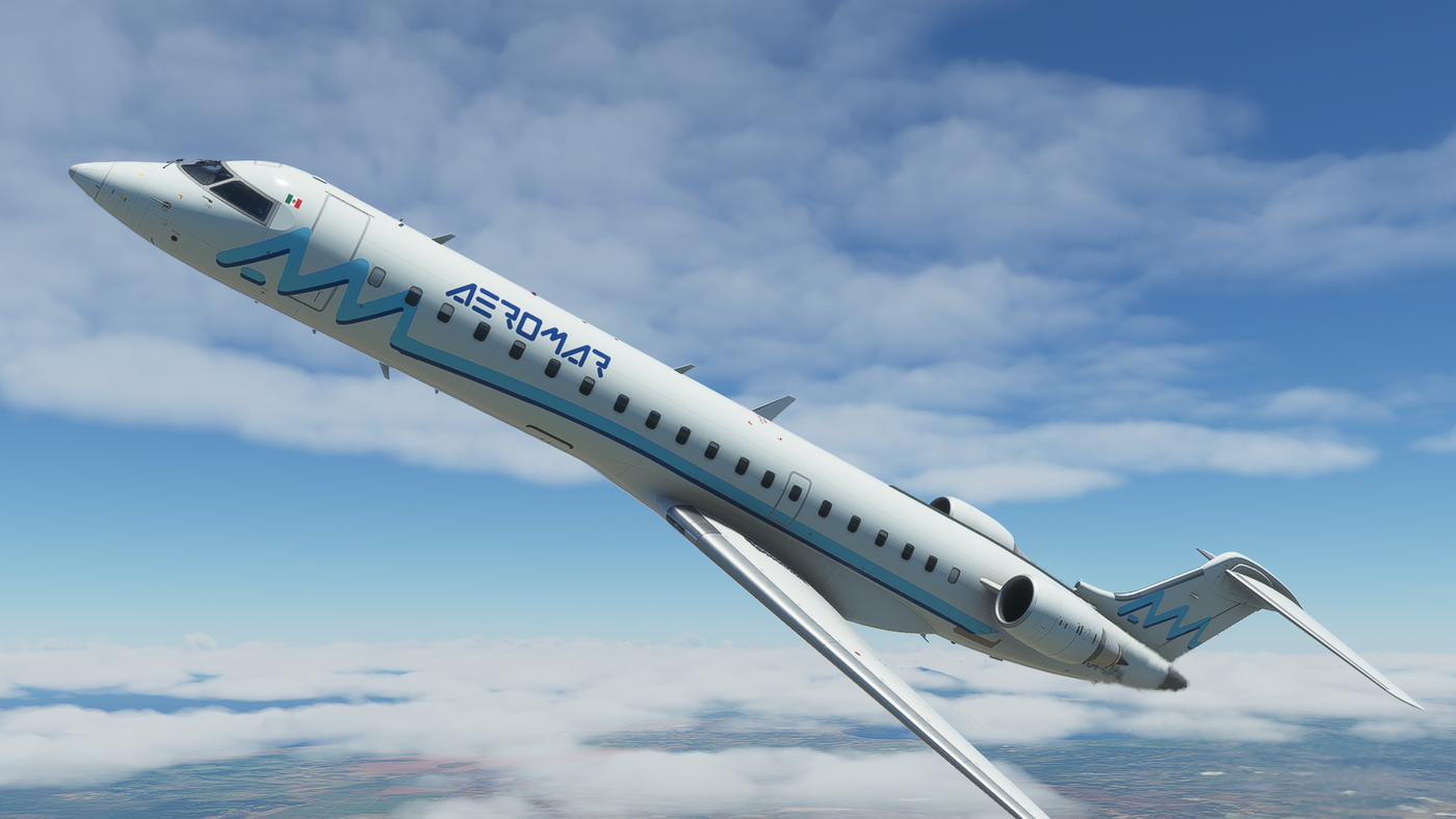 [8K] Aeromar - Aerosoft CRJ 700 对于 Microsoft Flight Simulator | MSFS