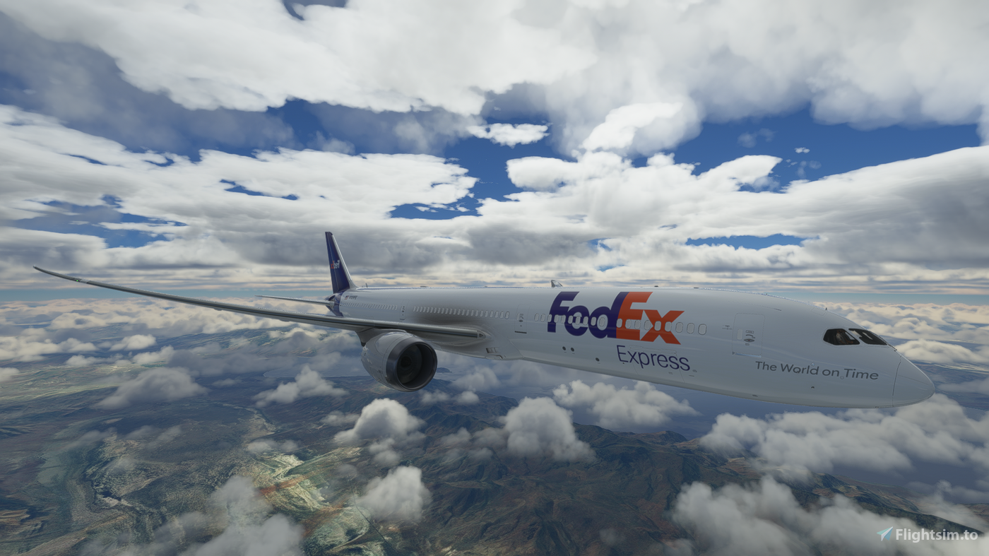 FedEx Boeing 787-10 | Fictional | 4K | Discontinued for Microsoft ...