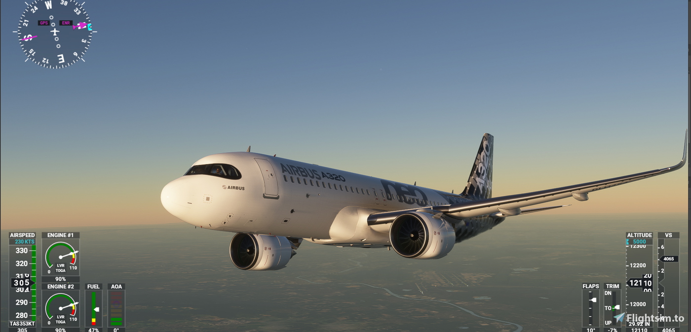 [A32NX] FBW A320neo AIRBUS CARBON FIBRE (8K) for Microsoft Flight ...