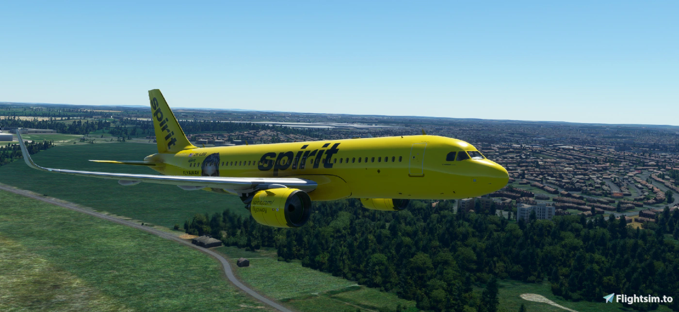 [A32NX] Airbus A320neo - Spirit FlyAway for Microsoft Flight Simulator ...