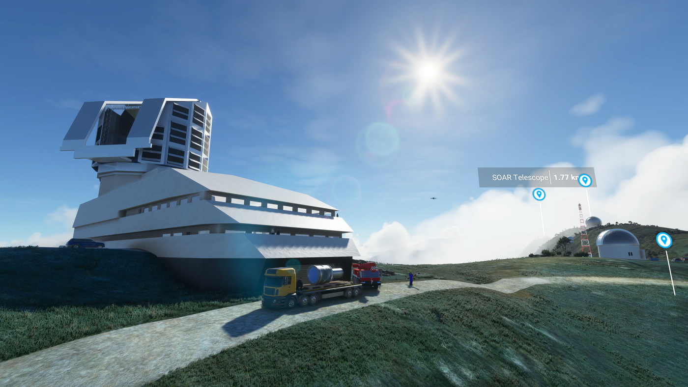 Giant Telescopes for Microsoft Flight Simulator | MSFS