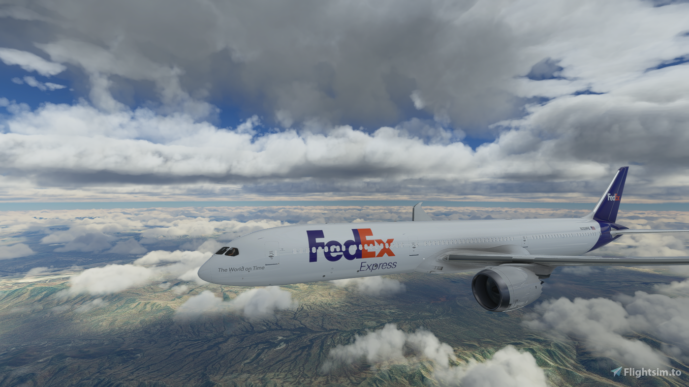 FedEx Boeing 787-10 | Fictional | 4K | Discontinued for Microsoft ...