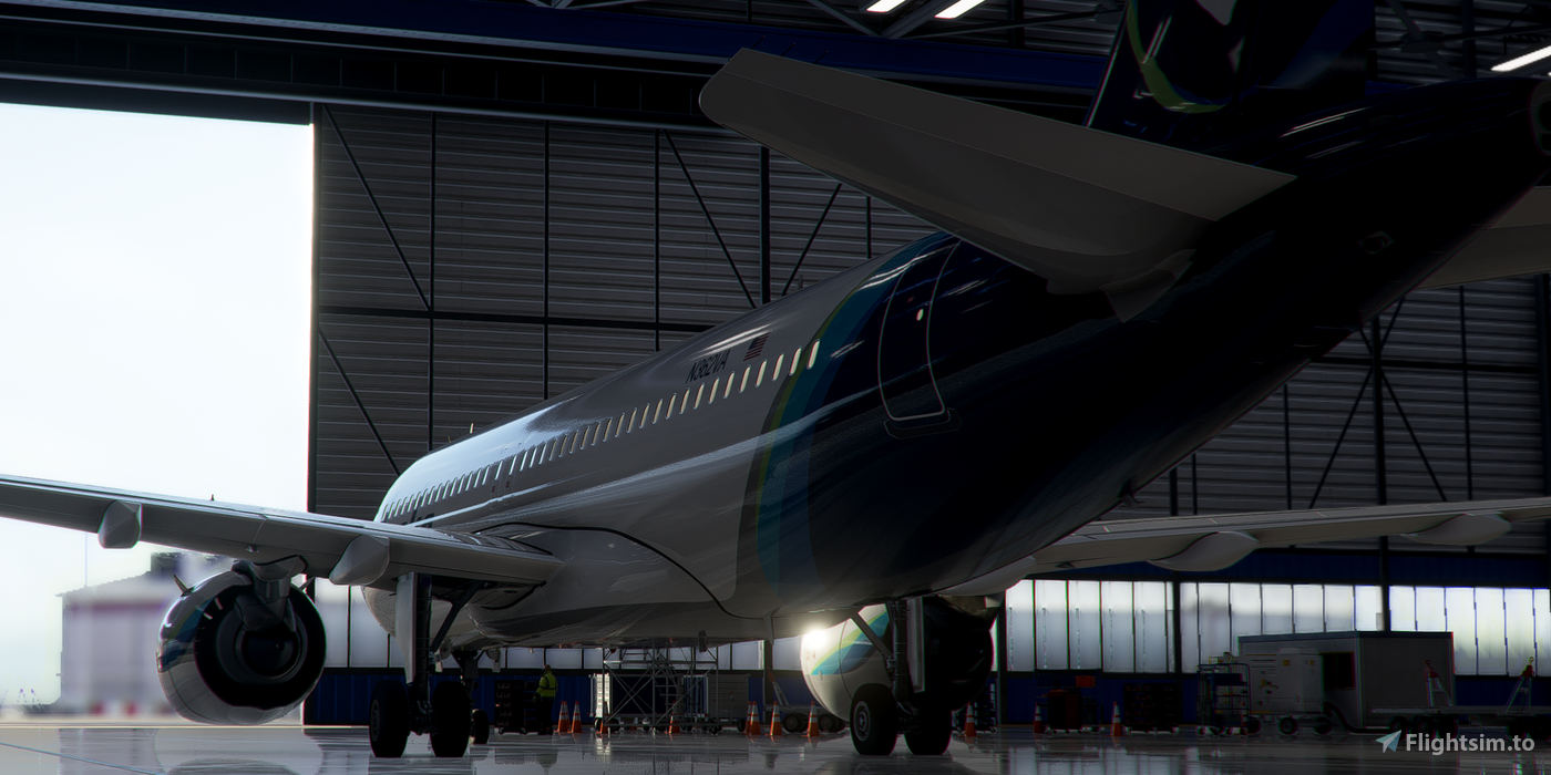 [A32NX] Airbus A320neo Alaska Airlines N362VA in 8k for Microsoft ...