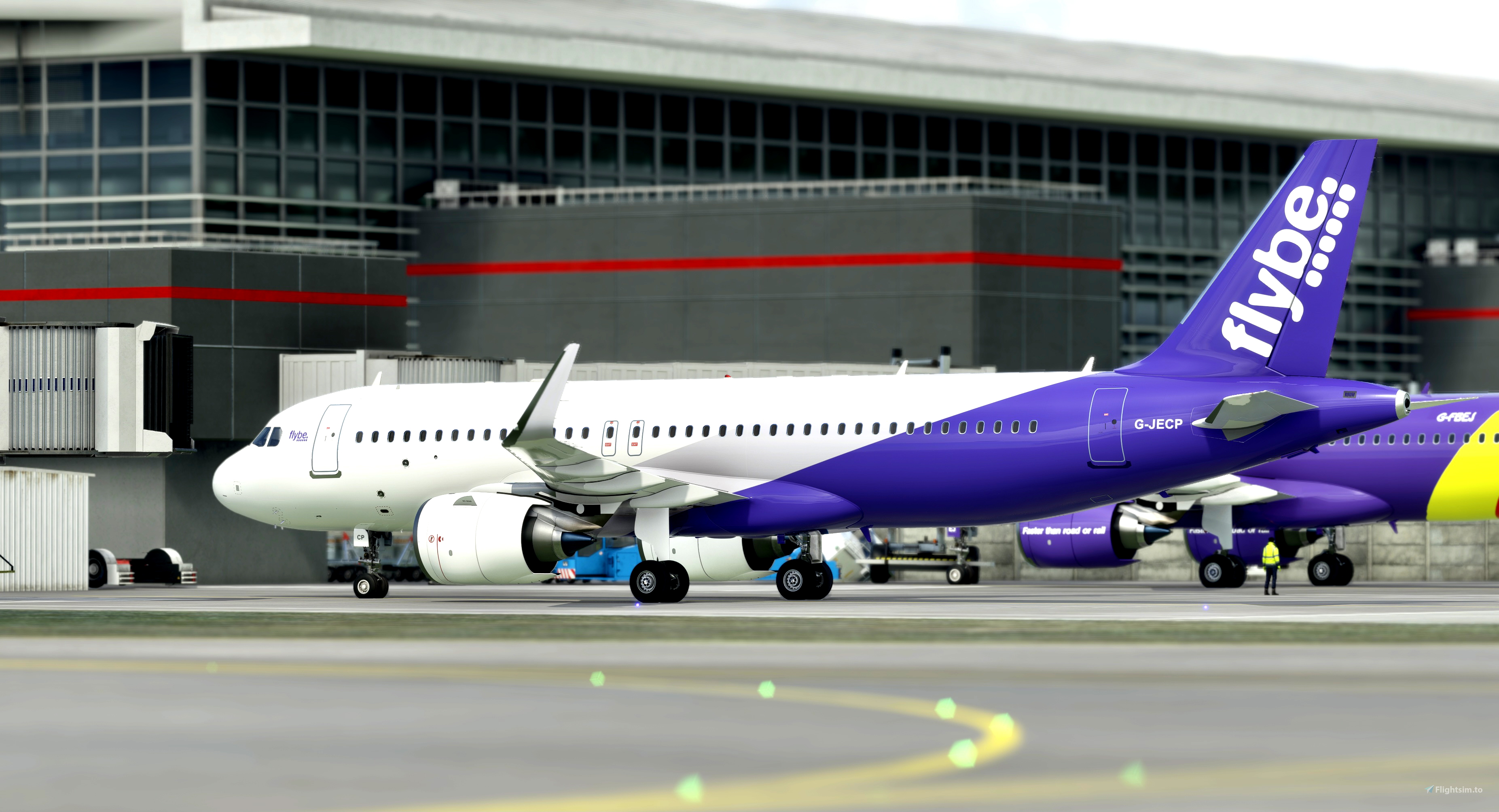 Airbus A320neo Flybe (2018 Livery) - 8K » Microsoft Flight Simulator
