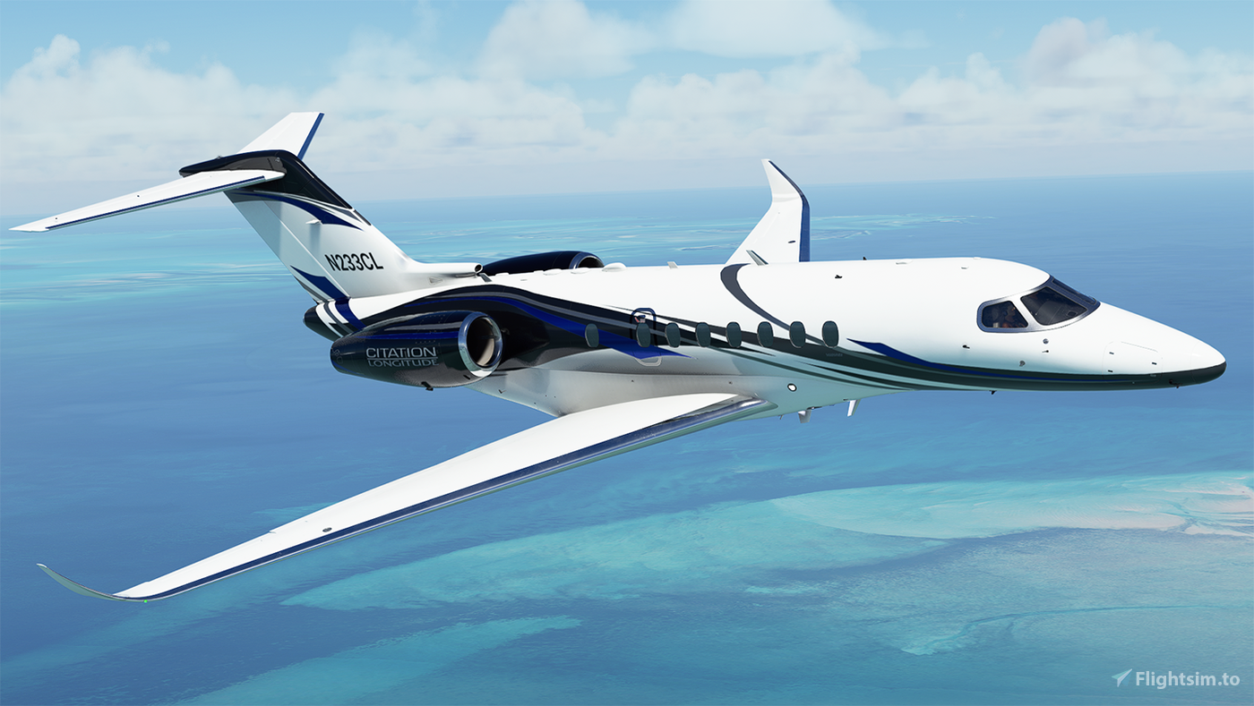 Cessna Citation Longitude N233CL for Microsoft Flight Simulator | MSFS