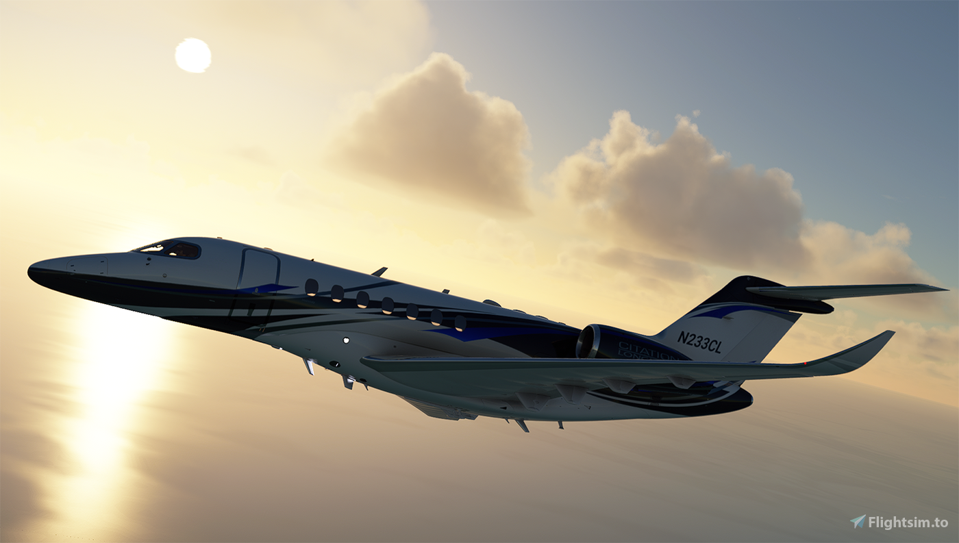 Cessna Citation Longitude N233CL for Microsoft Flight Simulator | MSFS