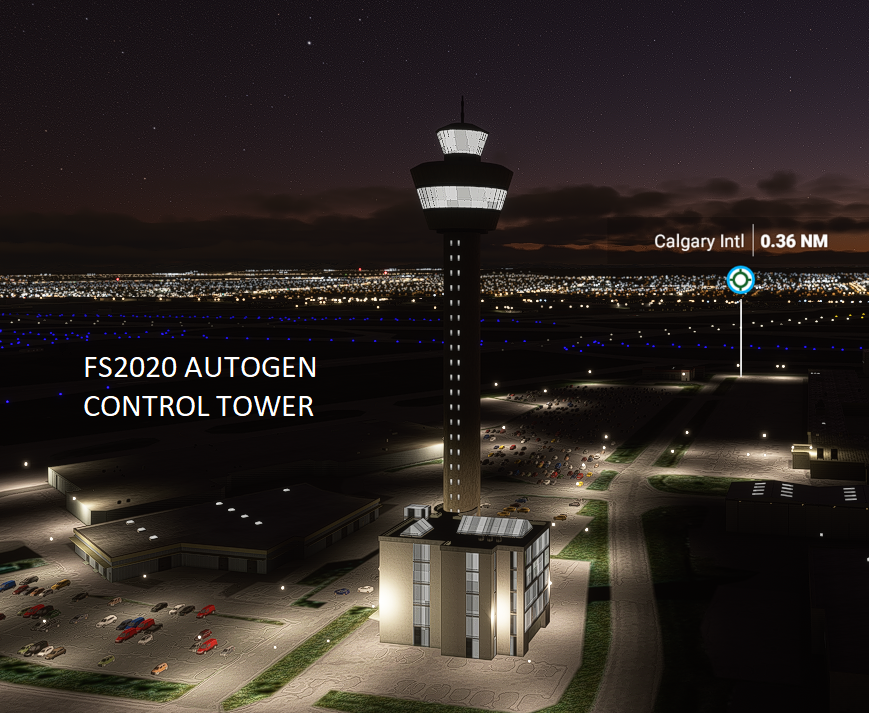 Calgary, Alberta, Canada (CYYC) ATC Tower for Microsoft Flight ...