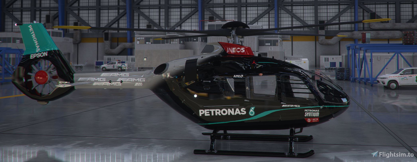 Airbus H135 Mercedes-AMG Petronas F1 Team for Microsoft Flight ...