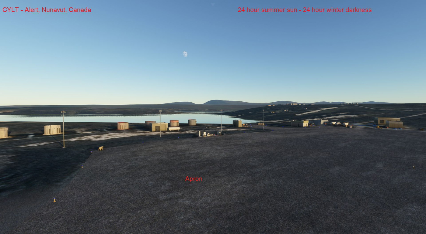CYLT - Alert Nunavut Canada airport/scenery enhancement para Microsoft ...