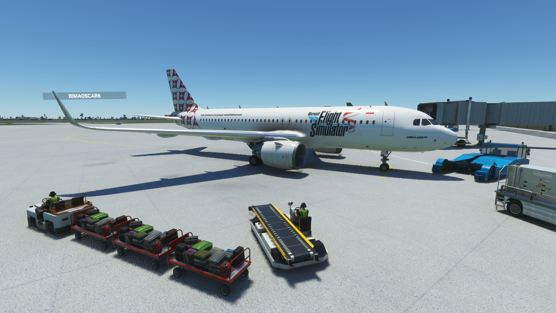 [A32NX] Airbus A320-neo MSFS2020 Indonesia Sepcial Livery Batik Kawung ...