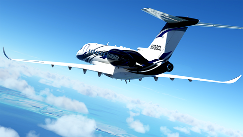 Cessna Citation Longitude N233CL » Microsoft Flight Simulator
